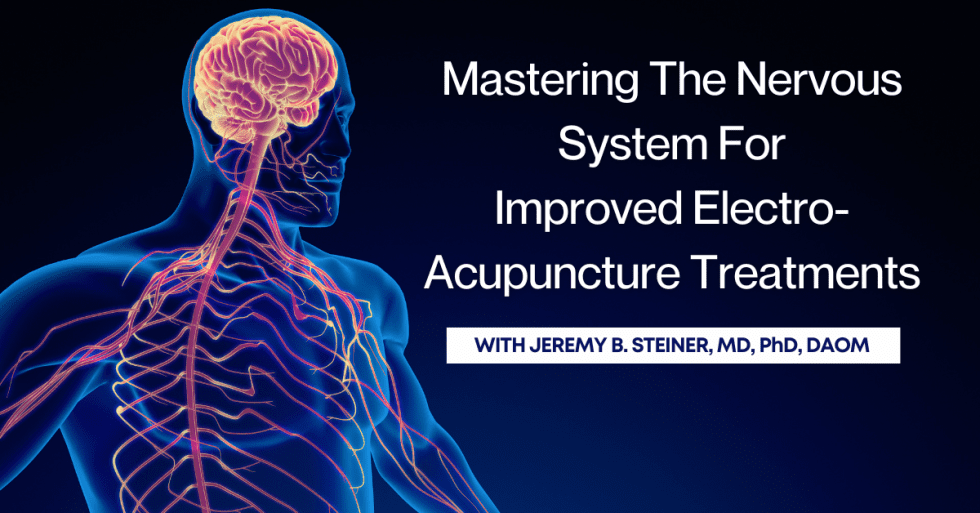Mastering The Nervous System For Improved Electro Acupuncture Treatments